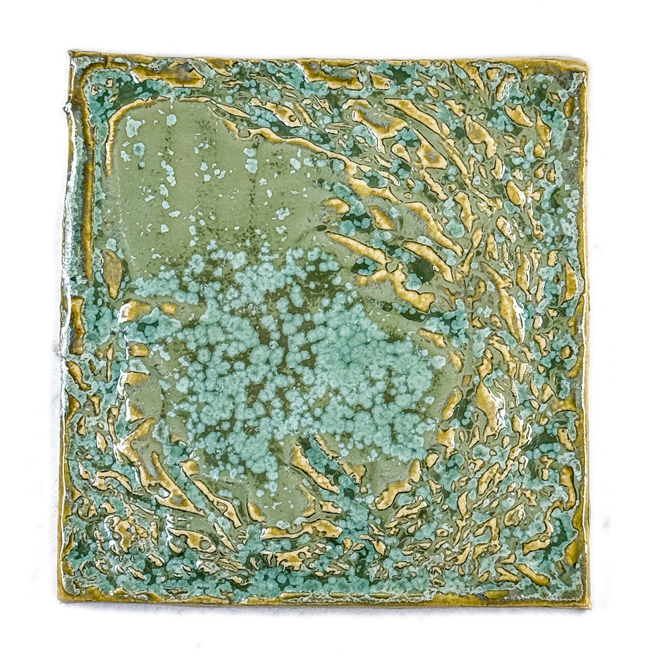 Seaweed - Sea Life Tile - Handmade Ceramic tiles – Luna Mosaic Arts