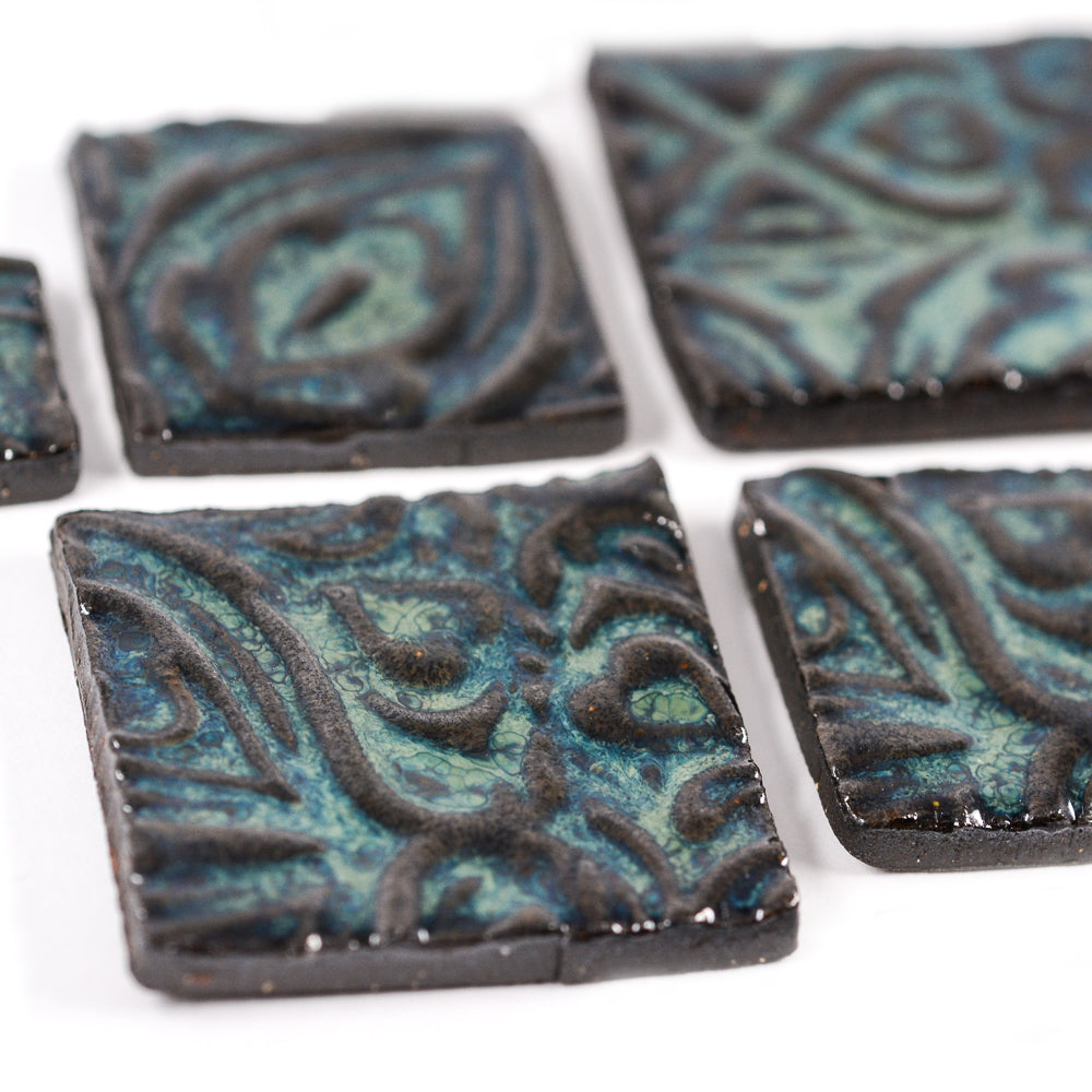 Square Tiles - Handmade Ceramic tiles – Luna Mosaic Arts