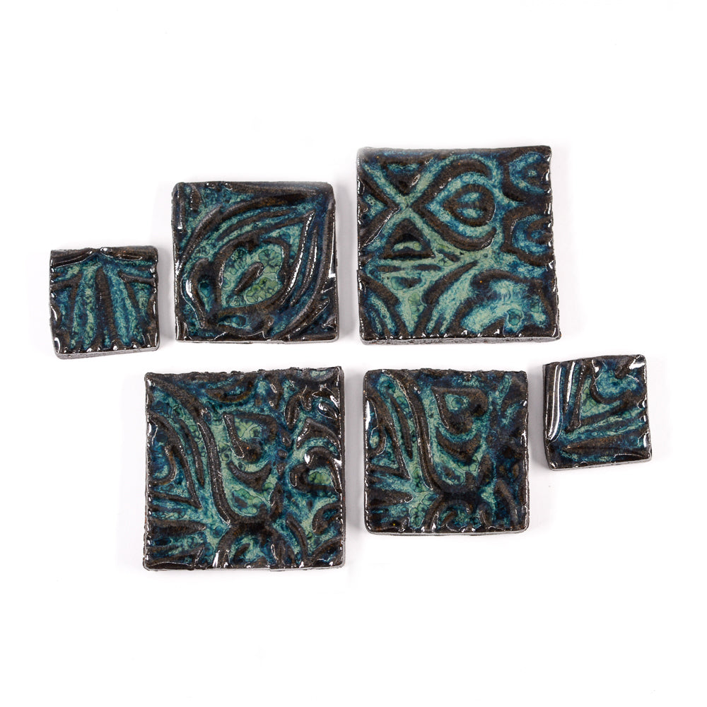 Square Tiles - Handmade Ceramic tiles – Luna Mosaic Arts
