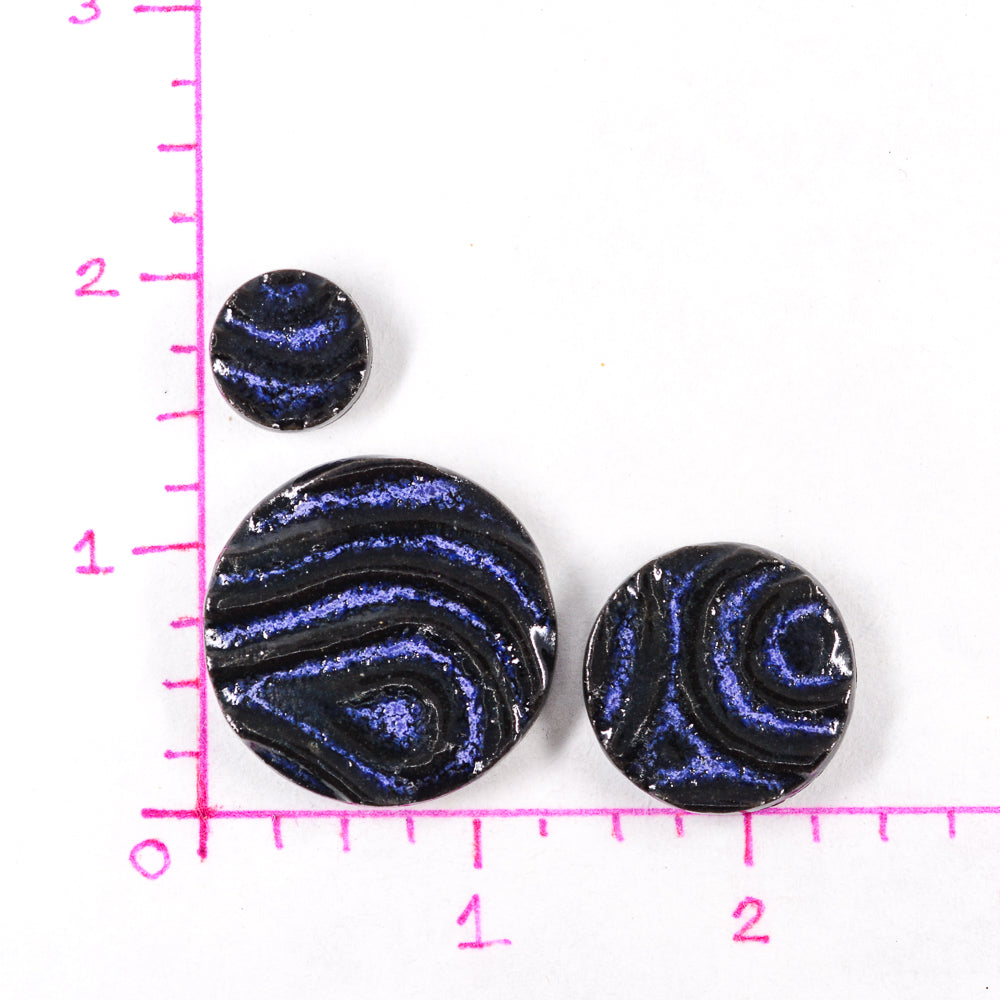 Purple Swirl Tiles - Handmade Ceramic tiles – Luna Mosaic Arts