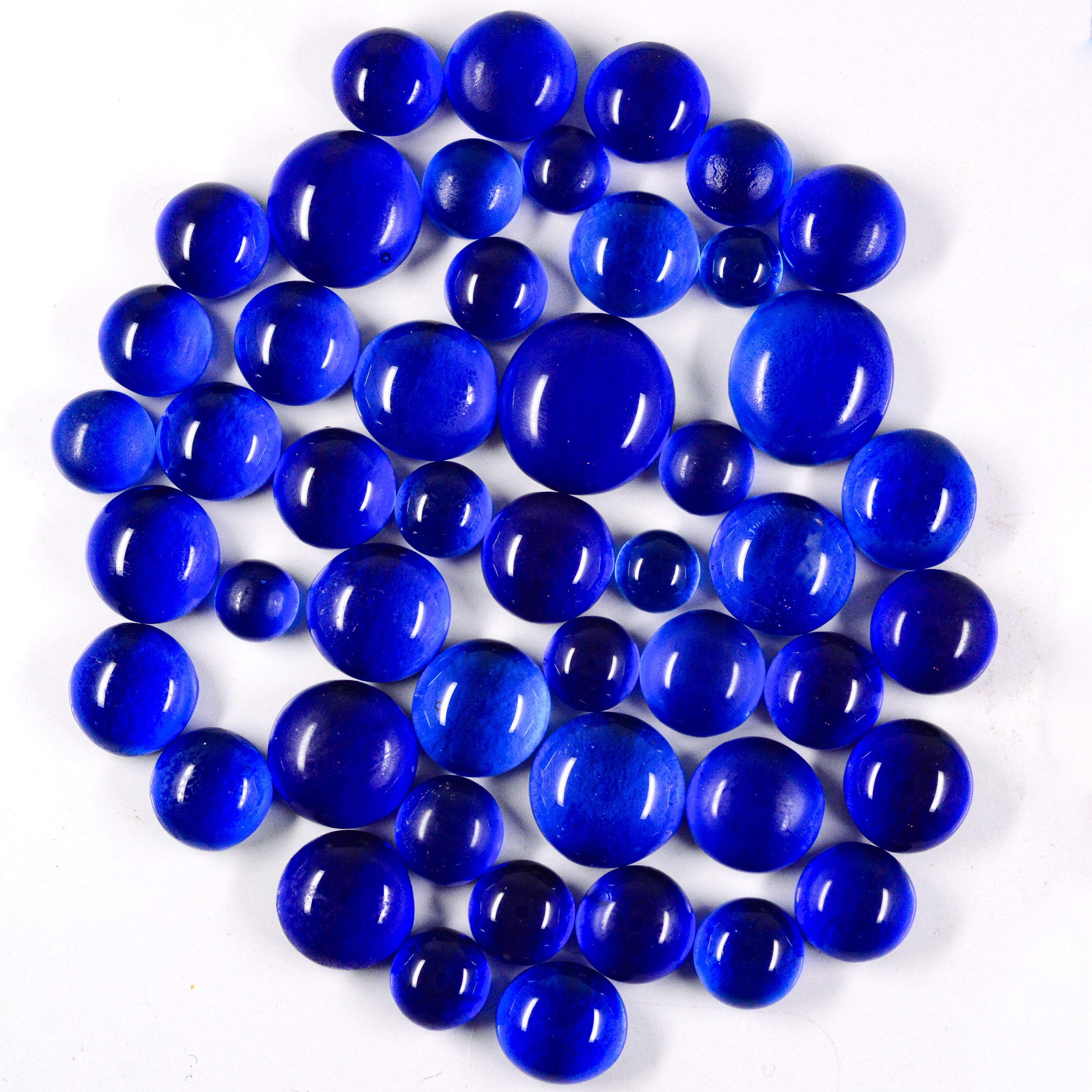 Frit Balls - Transparent Dark Blue – Luna Mosaic Arts