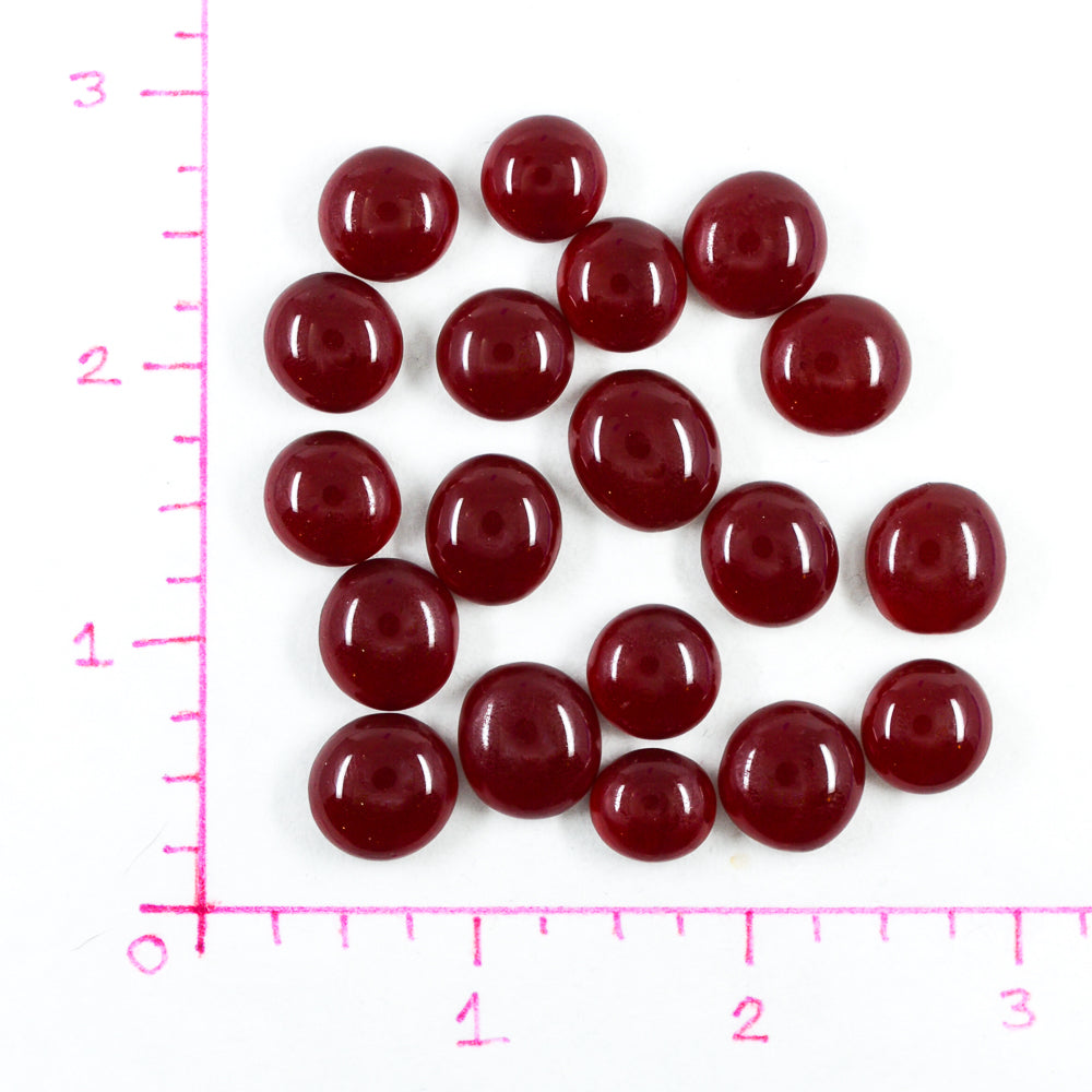 Frit Balls - Transparent Deep Red – Luna Mosaic Arts