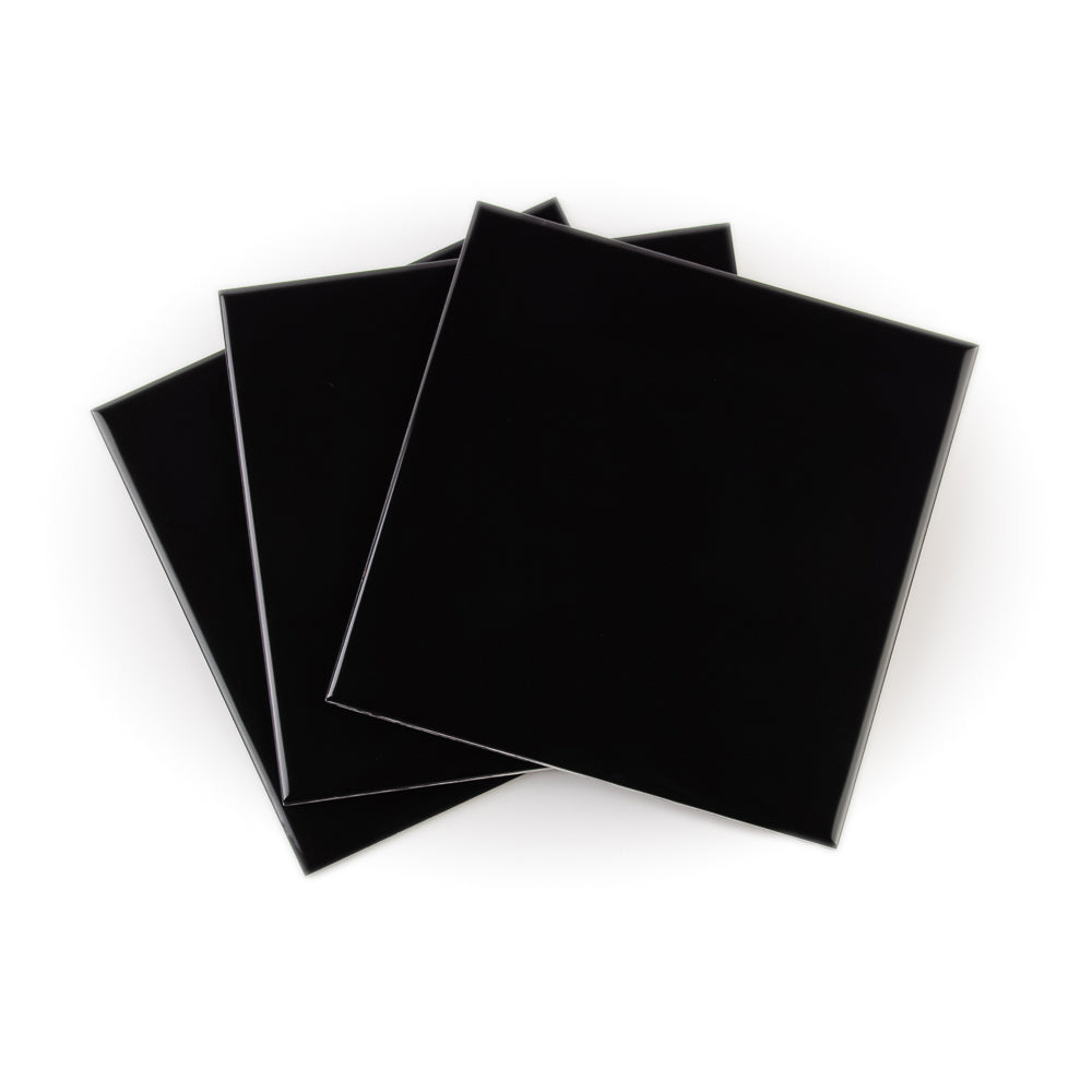 Royal Mosa Tile - Accent Black – Luna Mosaic Arts