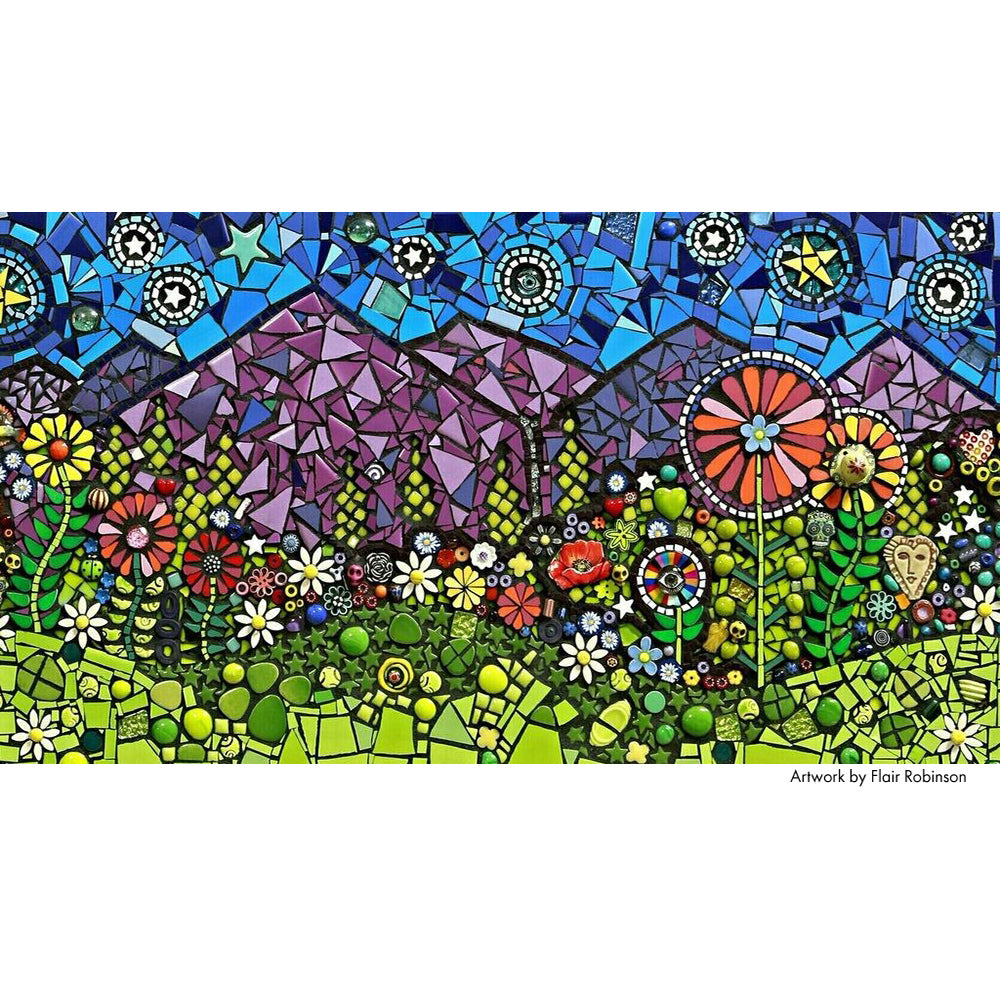 Royal Mosa Tile - Clover – Luna Mosaic Arts